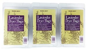 trader joes lavender dryer bags (pack of 3)