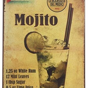 ERLOOD La Habana Cuba Mojito Drink Tin Sign Wall Retro Metal Bar Pub Poster Metal 12 X 8