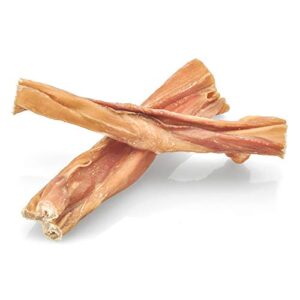 Best Bully Sticks 5-6 Inch 100% Natural Beef Bladder Sticks Dog Treats (30 Pack) - Single-Ingredient Dental Health Dog Chews - Safe Alternative to Rawhide