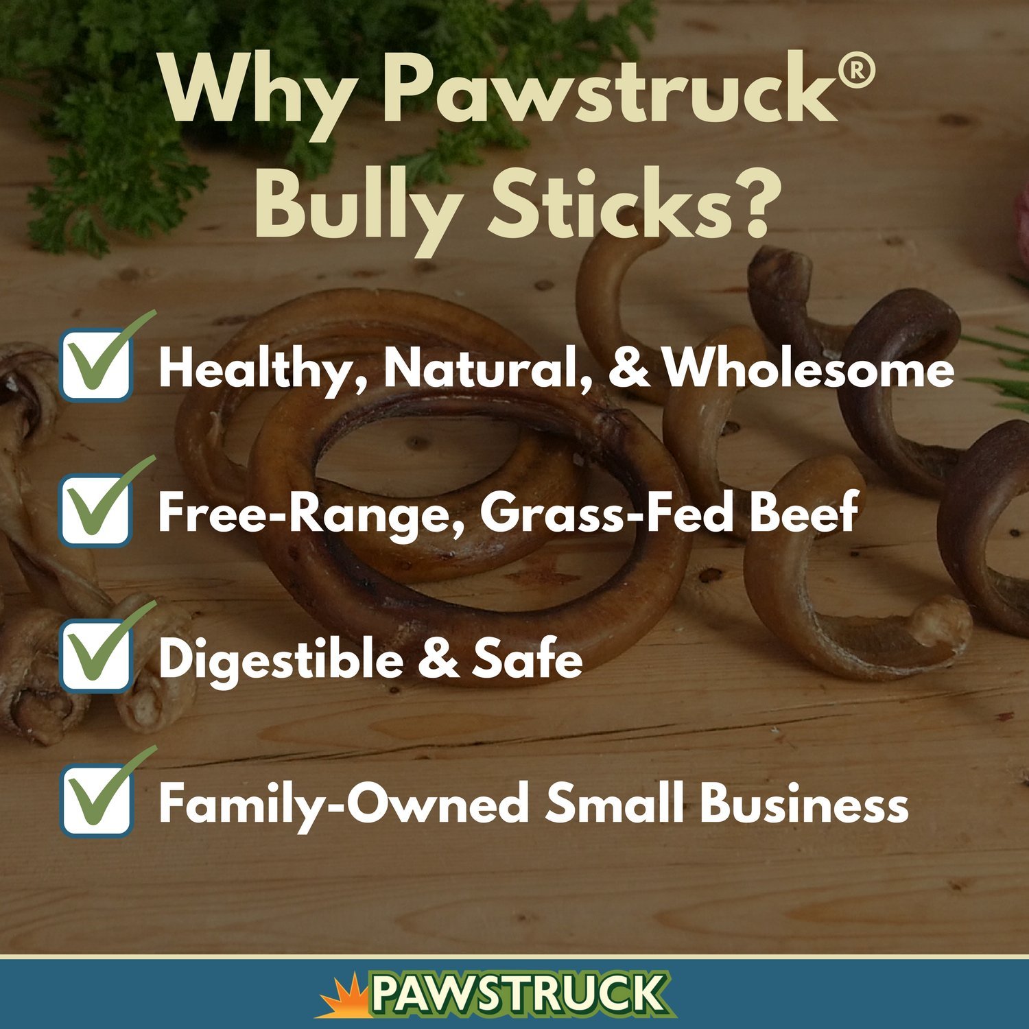 Pawstruck Bully Stick Springs for Dog (Pack of 3) Pet Food, Natural Bulk Dog Dental Treats & Healthy Chew, Best Thick Low-Odor Curly Pizzle Stix Spirals, Free Range & Grass Fed Beef, 2.89 Ounces