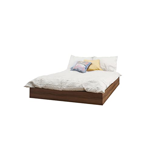 Nexera Alibi Full Size Platform Bed, Walnut