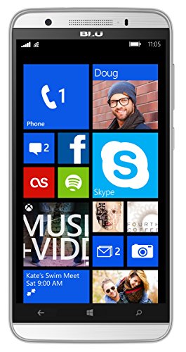 BLU WIN HD LTE - 5.0" Windows Smartphone -GSM Unlocked - White