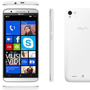 BLU WIN HD LTE - 5.0" Windows Smartphone -GSM Unlocked - White