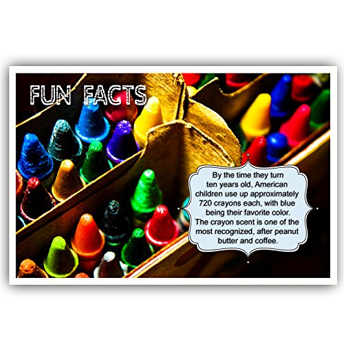 AMERICANA FUN FACTS postcard set of 20 postcards. Iconic America and American culture post card variety pack. Made in USA.