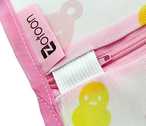 Zotoon Mesh Laundry Bag -Set of 4- Perfect Use as Lingerie Bag for Laundry, Delicates Laundry Bag,Bra Wash Bag