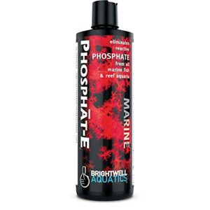 brightwell aquatics phosphat-e - liquid phosphate remover for marine fish and reef aquarium 125-ml