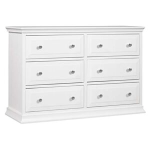 davinci signature 6-drawer double dresser in white