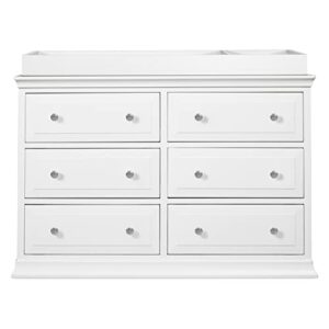 DaVinci Signature 6-Drawer Double Dresser in White