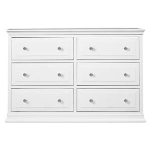 DaVinci Signature 6-Drawer Double Dresser in White