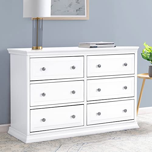 DaVinci Signature 6-Drawer Double Dresser in White