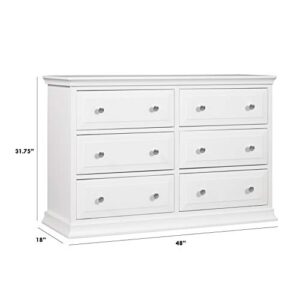 DaVinci Signature 6-Drawer Double Dresser in White