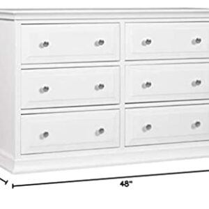 DaVinci Signature 6-Drawer Double Dresser in White