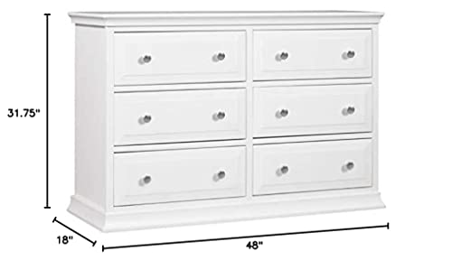 DaVinci Signature 6-Drawer Double Dresser in White