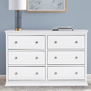 DaVinci Signature 6-Drawer Double Dresser in White