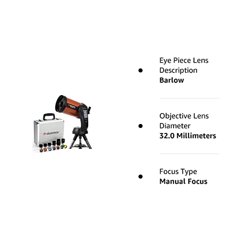 Celestron NexStar 8 SE Schmidt-Cassegrain Computerized Telescope with 1.25" Eyepiece and Filter Kit