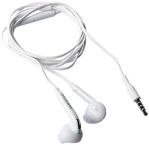 samsung wired headset for samsung galaxy s6/s6 edge - non-retail packaging - white