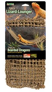 penn-plax reptology lizard lounger – 100% natural seagrass fiber – great for bearded dragons, anoles, geckos, and other reptiles – extra large