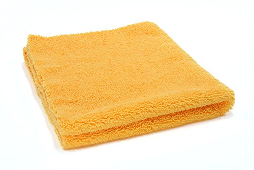 Autofiber Zeroedge Detailing Towel (Pack of 5) Edgeless Microfiber Polishing, Buffing, Window, Glass, Waterless, Rinseless, Car Wash Towels (Gold)