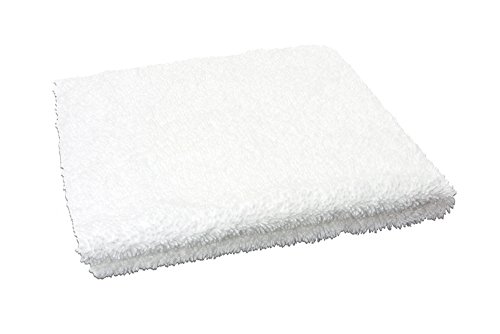 Autofiber Zeroedge Detailing Towel (Pack of 5) Edgeless Microfiber Polishing, Buffing, Window, Glass, Waterless, Rinseless, Car Wash Towels (White)