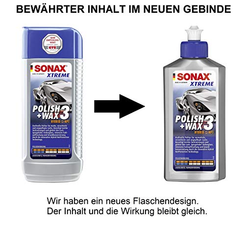 Sonax Xtreme 02027410 Polish and Wax 3 Hybrid NPT Set