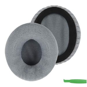 geekria comfort velour replacement ear pads for sennheiser momentum on-ear momentum 2.0 on-ear momentum 2.0 on-ear wireless headphones ear cushions, ear cups cover repair parts (grey)