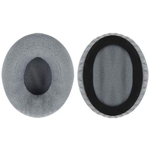 Geekria Comfort Velour Replacement Ear Pads for Sennheiser Momentum On-Ear Momentum 2.0 On-Ear Momentum 2.0 On-Ear Wireless Headphones Ear Cushions, Ear Cups Cover Repair Parts (Grey)