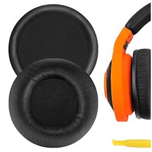 geekria quickfit replacement ear pads for razer kraken mobile headphones ear cushions, headset earpads, ear cups cover repair parts (black)