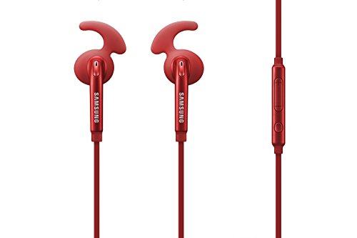 Samsung Active InEar Headphones for Universal/SmartPhones - Retail Packaging - Red - EO-EG920LREGUS