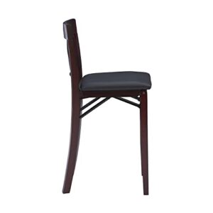 Linon Triena X Back Folding Counter Stool, Brown