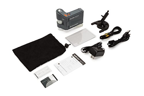 Celestron 44314 FlipView Handheld LCD Microscope (Grey)