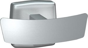 asi 7345-s double robe hook, satin finish