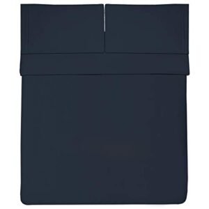 Queen Size Bed Sheets - Breathable Luxury Sheets with Full Elastic & Secure Corner Straps Built In - 1800 Supreme Collection Extra Soft Deep Pocket Bedding Set, Sheet Set, Queen, Navy