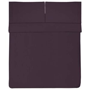 Queen Size Bed Sheets - Breathable Luxury Sheets with Full Elastic & Secure Corner Straps Built In - 1800 Supreme Collection Extra Soft Deep Pocket Bedding Set, Sheet Set, Queen, Purple