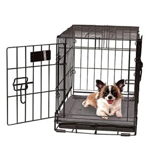 K&H Pet Products Memory Foam Crate Pad Gray X-Small 14 X 22 Inches