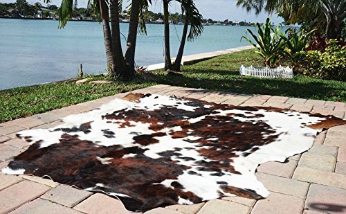 rodeo Cowhide Tricolor Cowhide Rug- XXL 6x8ft(180cm X240cm) TC6X8