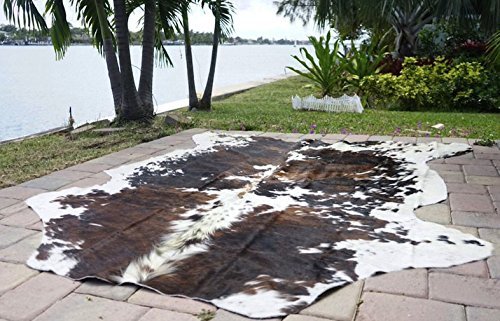 rodeo Cowhide Tricolor Cowhide Rug- XXL 6x8ft(180cm X240cm) TC6X8