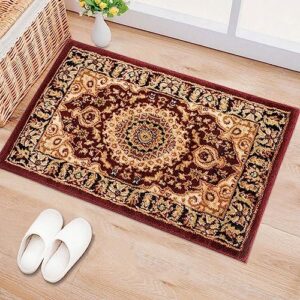 rug and decor area rug, 2' x 3', burgundy