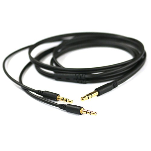 NewFantasia Replacement Cable for Sol Republic Master Tracks HD V8, V10, V12, Sol Republic X3 Headphones Black