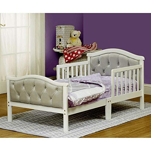 Orbelle Trading The Orbelle Gray Padded Toddler Bed