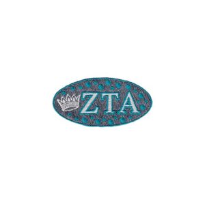 Tervis Fraternity - Zeta Tau Alpha Tumbler with Emblem and White Lid 24oz, Clear