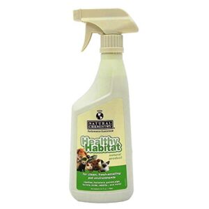 natural chemistry healthy habitat cleaner and deodorizer reptile & small pets , 24 oz