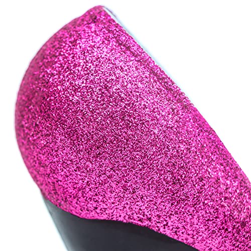 Hilarious Home High Heel Wine Bottle Holder - Stylish Conversation Starter Wine Rack (Pink Glitter)