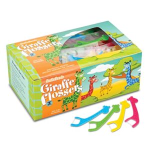 SmileGoods Giraffe Flossers, Individually Wrapped, Box of 200