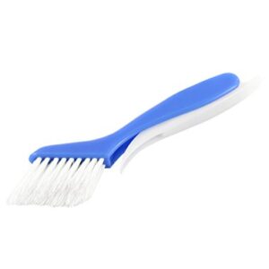 uxcell Plastic Foldable Window Tracks Cleaning Brush Blue