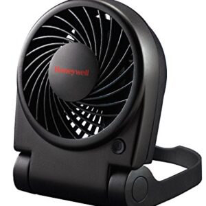 Honeywell HTF090B Turbo on the Go Personal Fan, Black – Small, Portable Fan