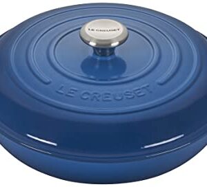 Le Creuset Enameled Cast Iron Signature Braiser, 3.5 qt., Marseille