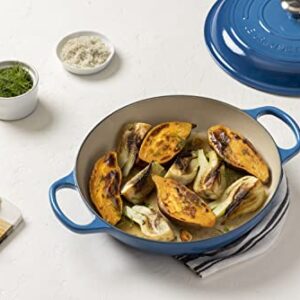 Le Creuset Enameled Cast Iron Signature Braiser, 3.5 qt., Marseille