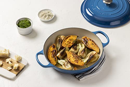 Le Creuset Enameled Cast Iron Signature Braiser, 3.5 qt., Marseille