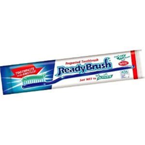 readybrush prepasted disposable ortho toothbrushes - mint flavor - 10 count