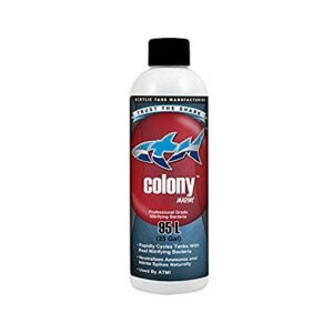 atm aquarium products colony marine nitrifying bacteria 25 gal tank cycle 8 oz